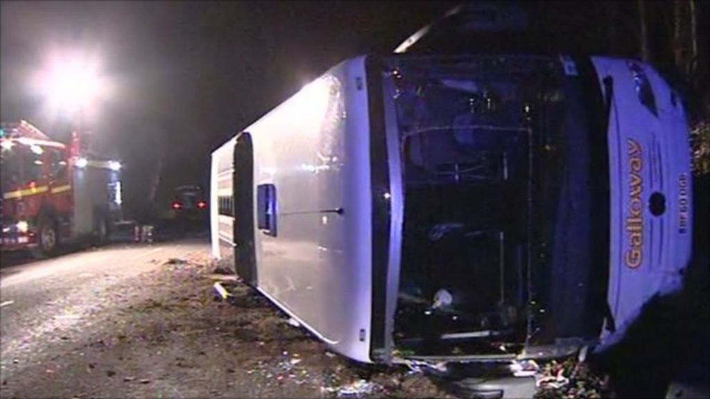 Elderly passengers injured in coach crash - BBC News