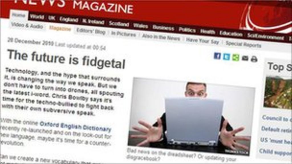 10 of your favourite anti-tech words - BBC News
