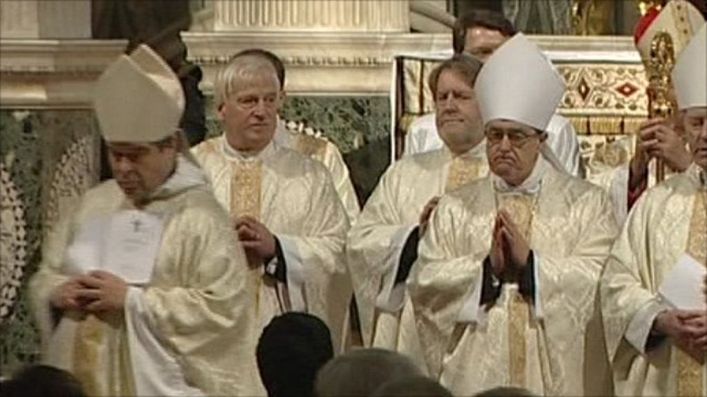 Former Anglican bishops become Catholic priests - BBC News