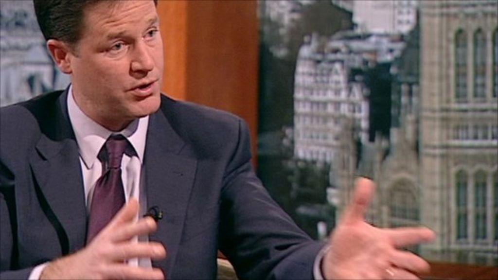 Clegg: 'Banking system needs to be made safe' - BBC News