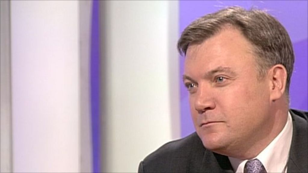Shadow Chancellor Ed Balls on ONS figures and UK economy - BBC News