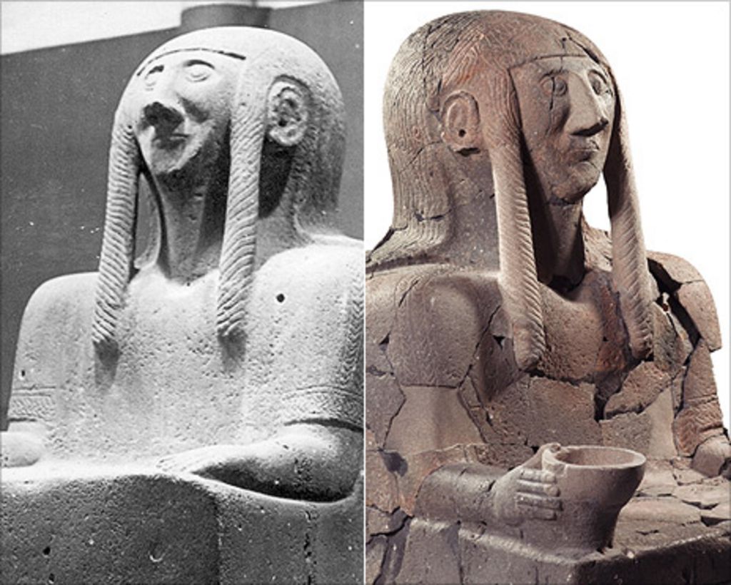 Berlin's Pergamon Museum exhibits Tell Halaf statues - BBC News