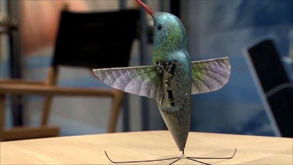 Hummingbird robot revealed in US - BBC News