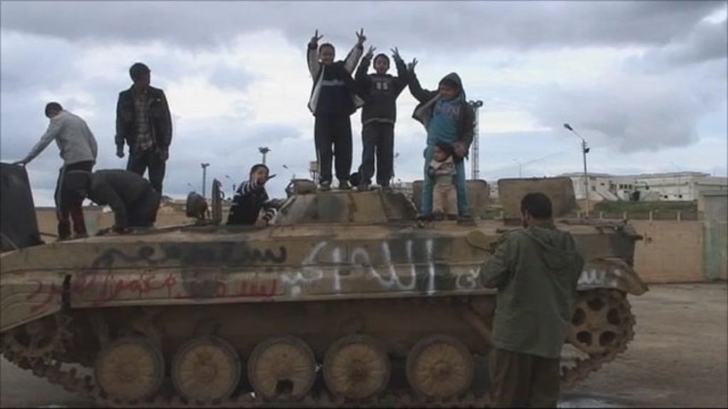Colonel Gaddafi's rule comes to an end in eastern towns - BBC News