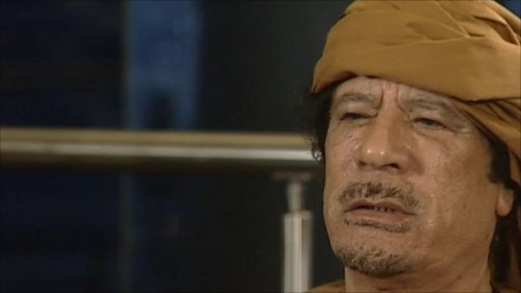 Gaddafi says he feels 'betrayed' by Western leaders - BBC News