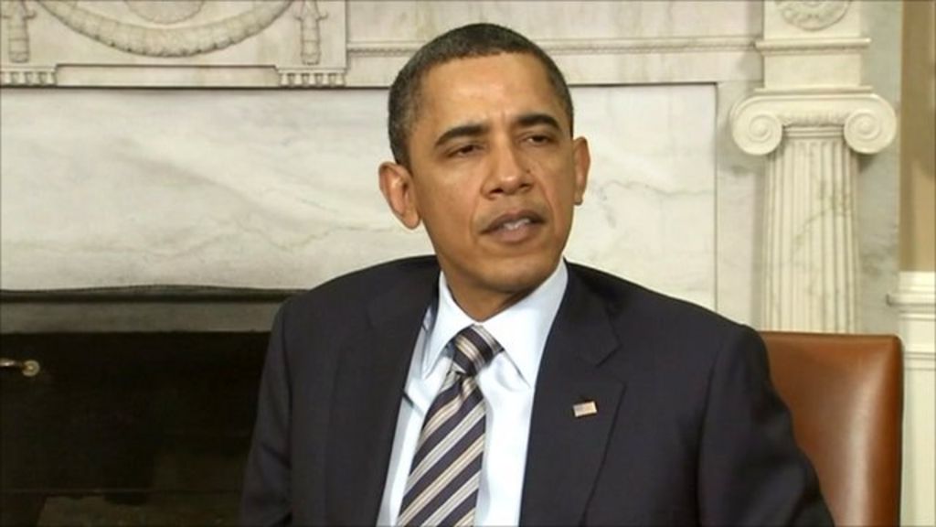 President Obama pledges support for Libyan people - BBC News