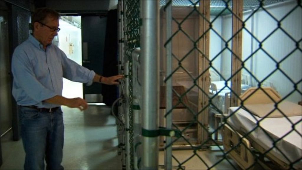 Rare glimpse inside Guantanamo Bay - BBC News