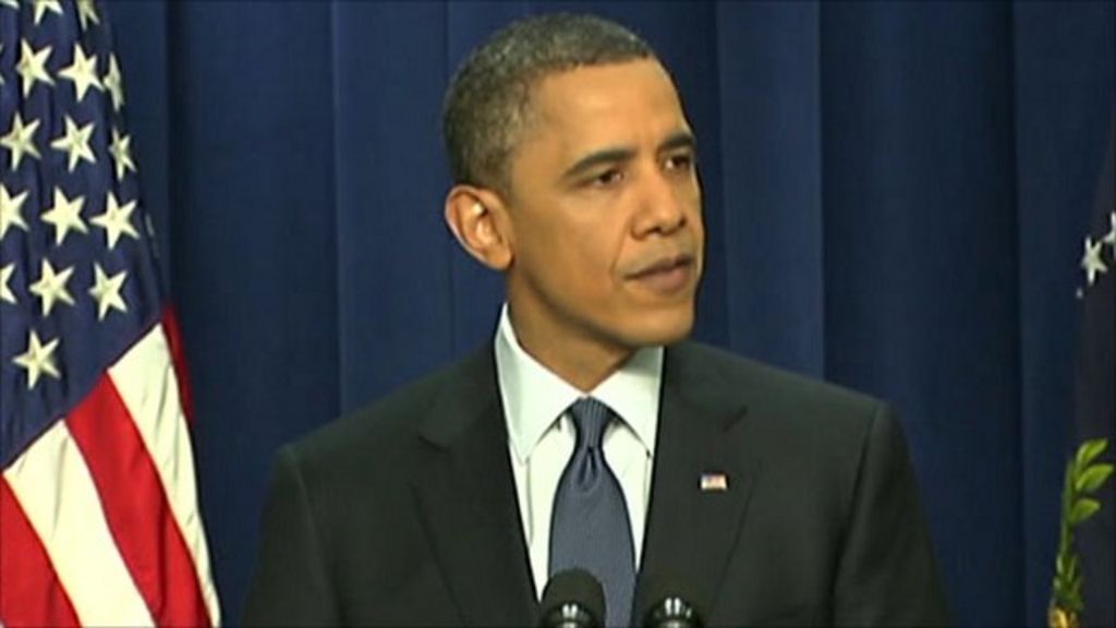 Obama's 'thoughts with people of Japan' - BBC News