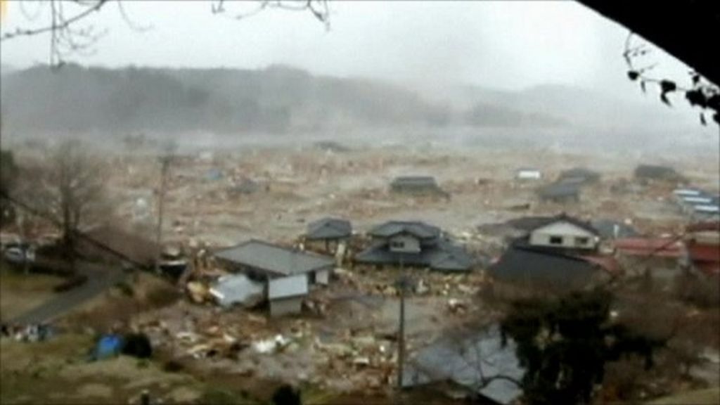 Japan earthquake: The path of the tsunami - BBC News