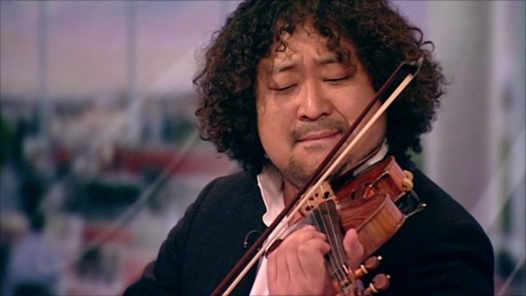 Japanese violinist's tribute to home - BBC News