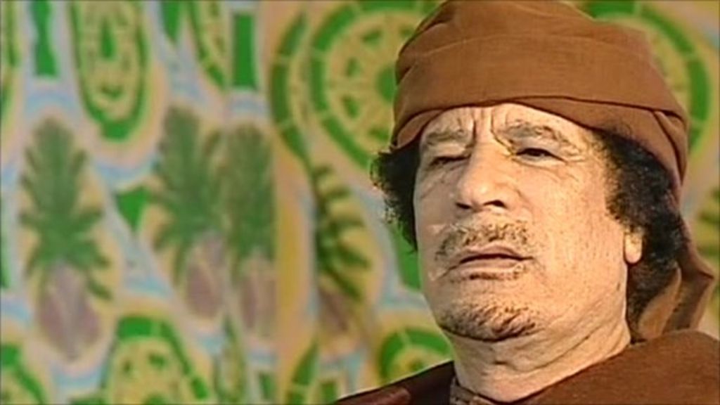 Gaddafi: Libyans should defend themselves against aggression - BBC News