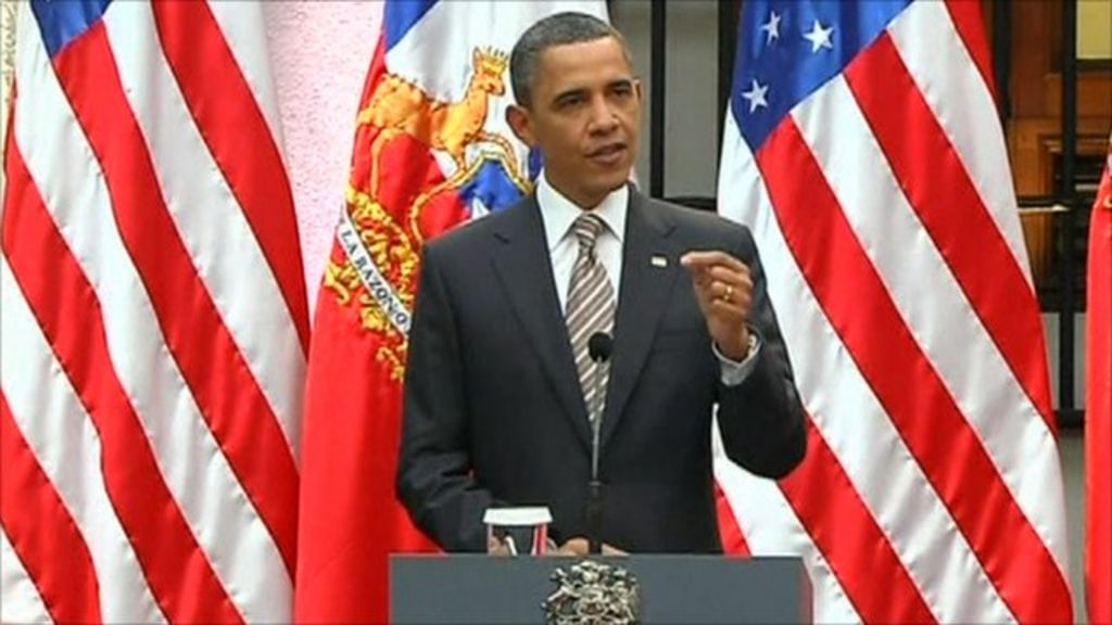 Libya: President Obama insists 'Gaddafi needs to go' - BBC News