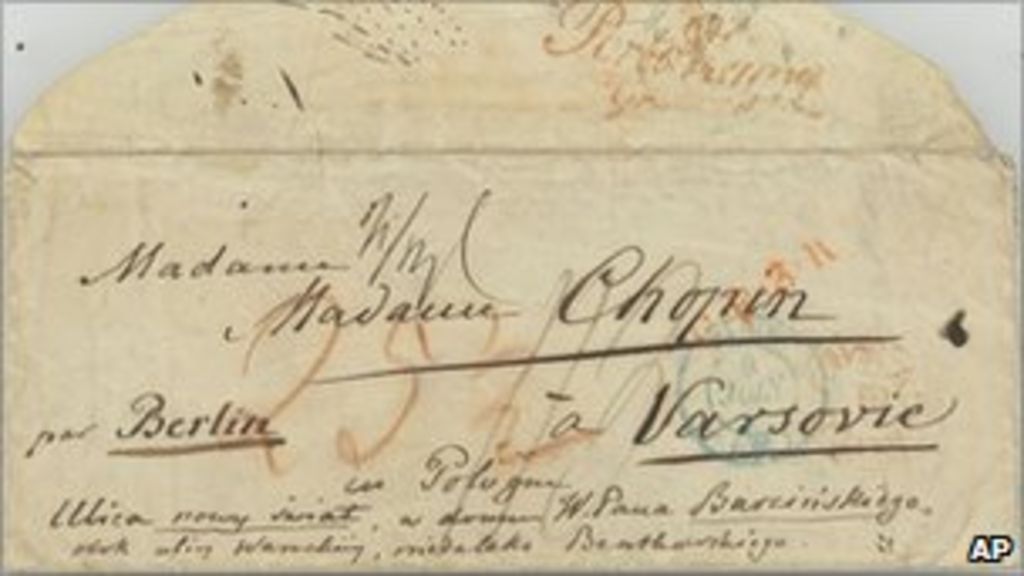 Long-lost Frederic Chopin letters recovered by museum - BBC News