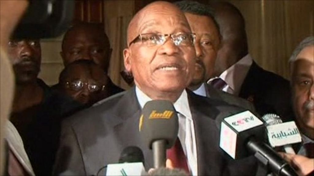 Gaddafi accepts African Union peace plan, says Zuma - BBC News