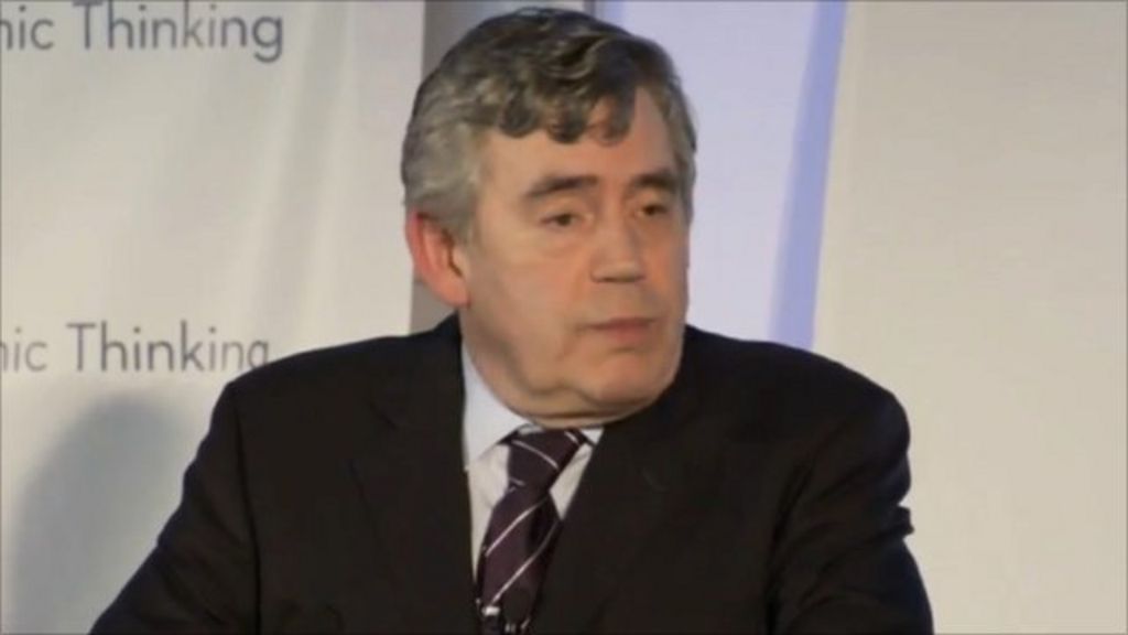 Gordon Brown admits 'big mistake' over banking crisis - BBC News