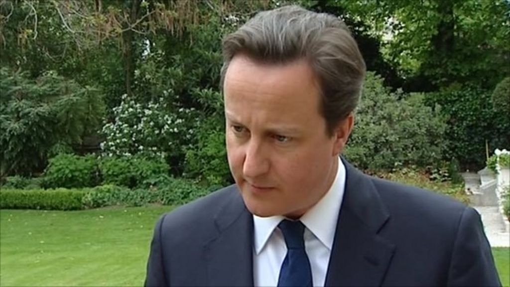 David Cameron urges a stop to 'murder' in Libya - BBC News