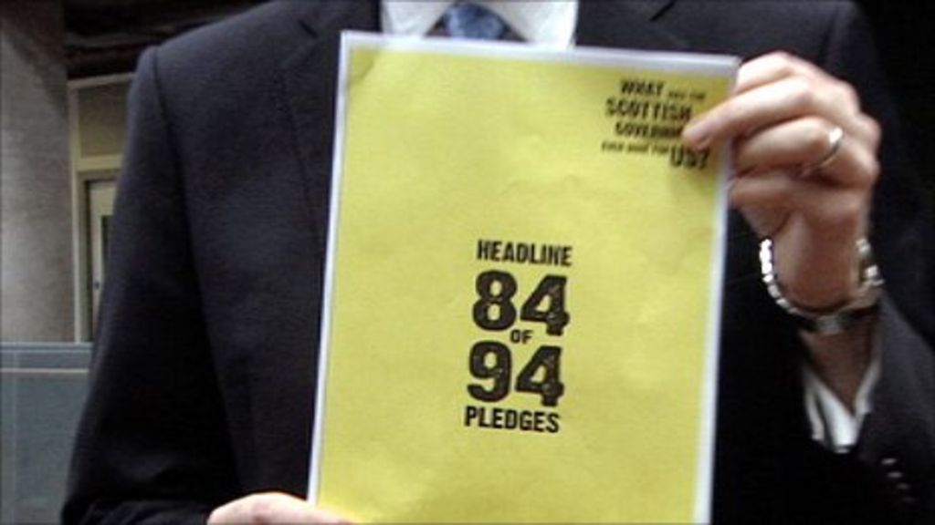 Scottish election: SNP releases achievements list - BBC News