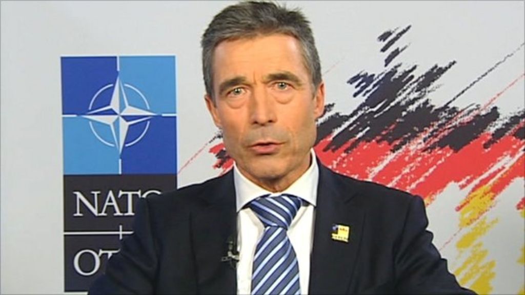 Nato head says Libya 'will not be safe until Gaddafi goes' - BBC News
