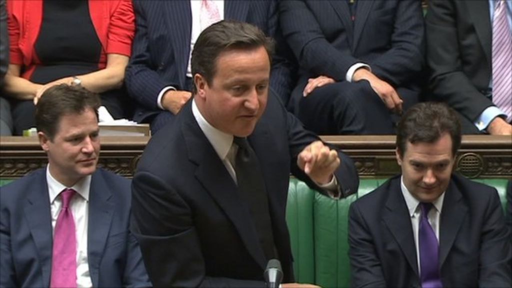 David Cameron tells MP Angela Eagle: 'Calm down, dear' - BBC News