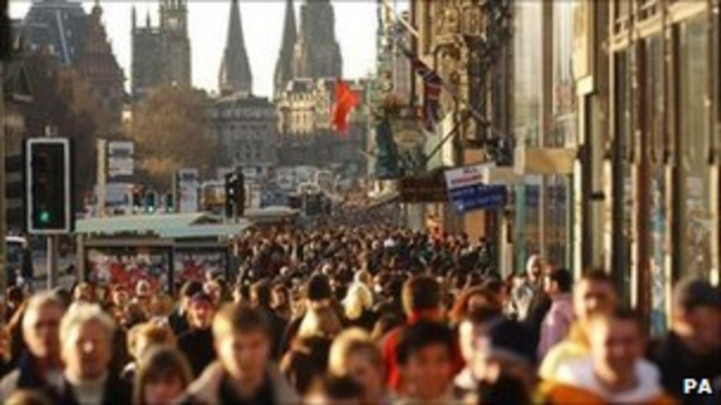 Scottish population continues to rise - BBC News