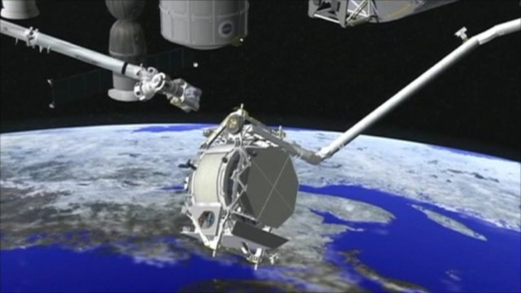 Shuttle delivers AMS particle experiment to space station - BBC News