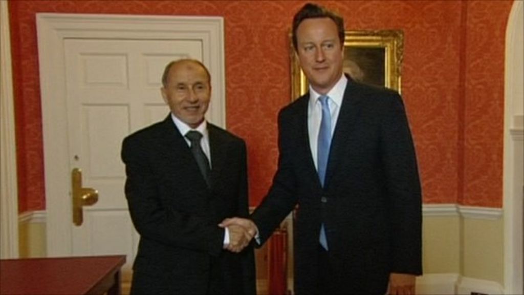 David Cameron meets Libya rebel leader at Number 10 - BBC News