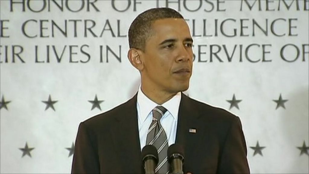 Obama thanks CIA for role in locating Osama Bin Laden - BBC News