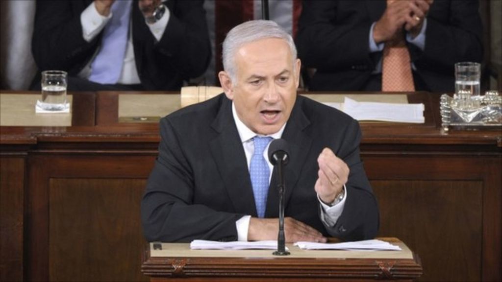 Standing ovations for Netanyahu in Congress - BBC News