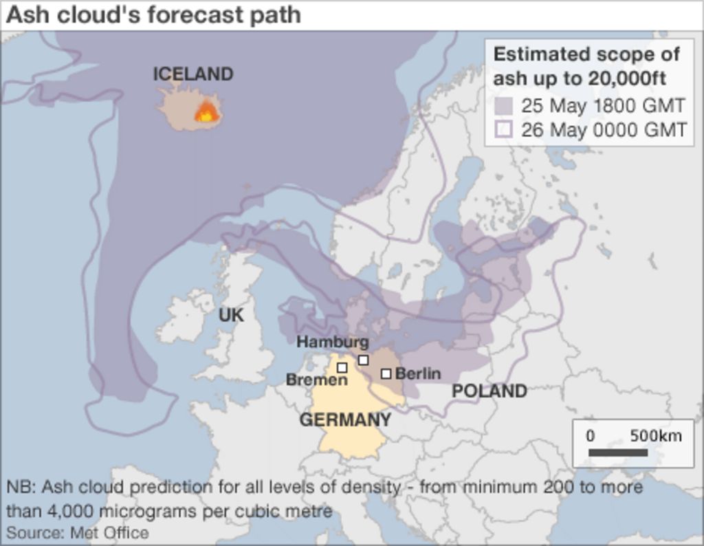 Iceland volcano ash: German air traffic resuming - BBC News