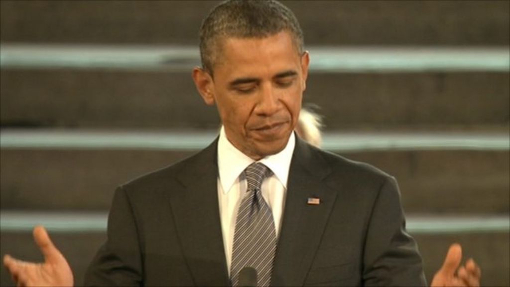 Ovation as Obama begins historic speech in Westminster Hall - BBC News