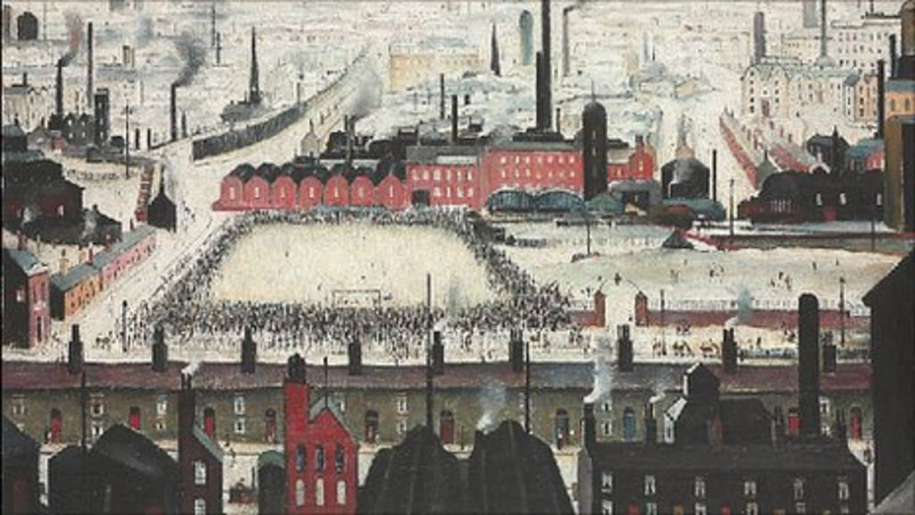 LS Lowry work The Football Match fetches record £5.6m - BBC News