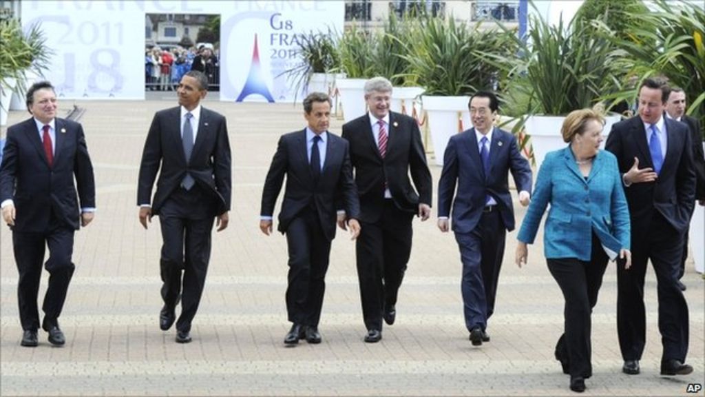 G8 summit underway in Deauville - BBC News