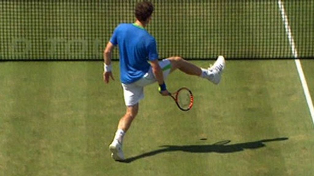 Cheeky Andy Murray double-tricks diving Jo-Wilfried Tsonga at Queen's ...