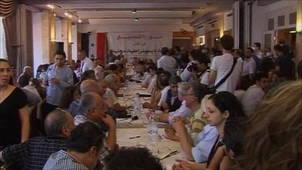 Syria dissidents meet in Damascus - BBC News