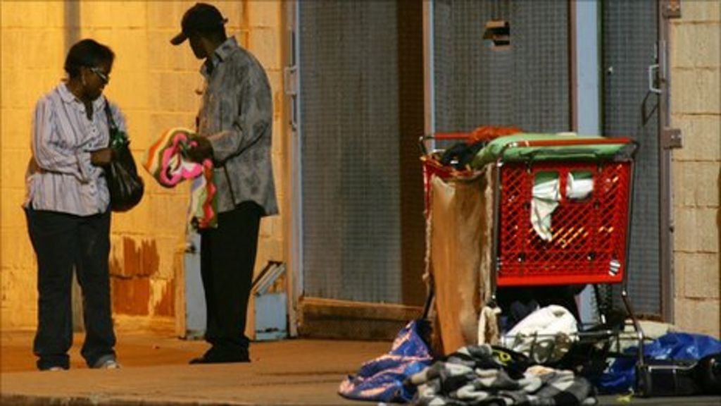 Veterans battle homelessness as they return from war - BBC News