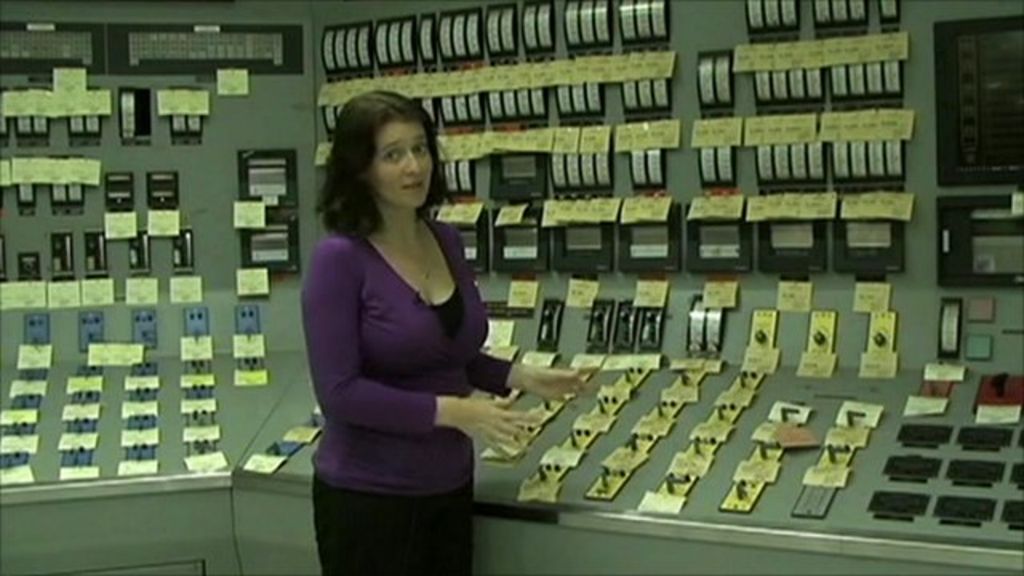 The nuclear power station frozen in time - BBC News