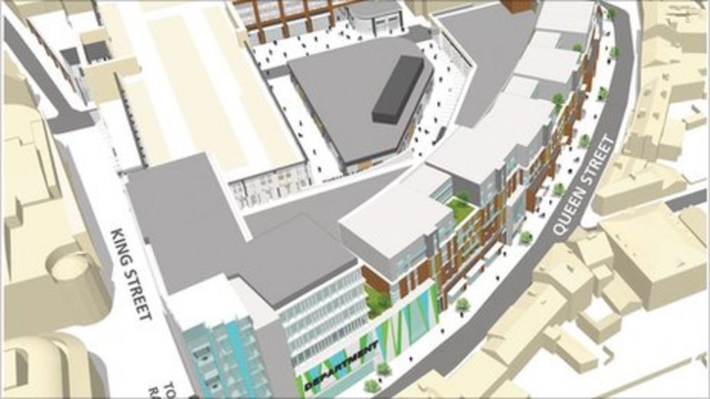 Maidenhead town centre regeneration plans on show - BBC News