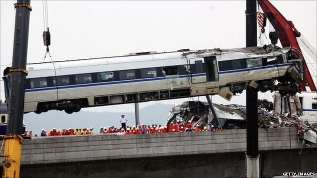 China train crash victims' families demand answers - BBC News