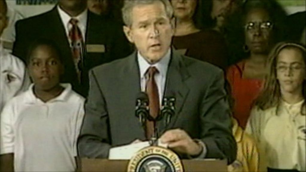 9/11: Bush 'Terrorism against our nation will not stand' - BBC News