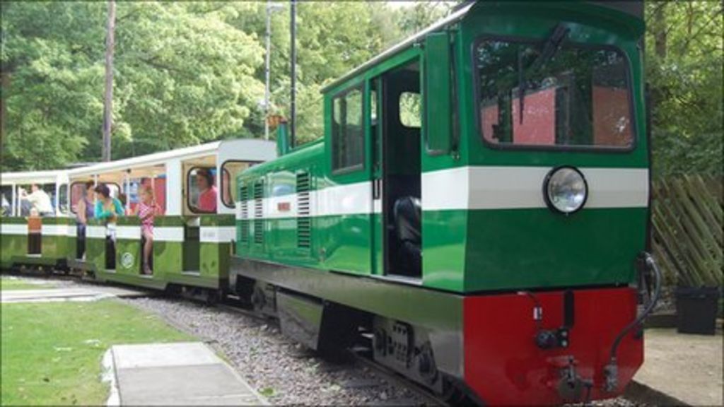Track stolen from Mote Park miniature railway - BBC News
