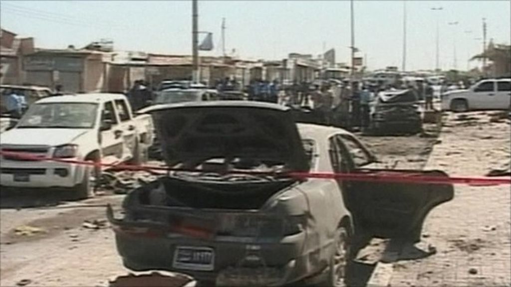 Iraqi cities hit by wave of bomb attacks - BBC News