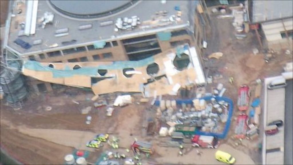 Probe begins into Abraham Darby Academy canopy collapse - BBC News