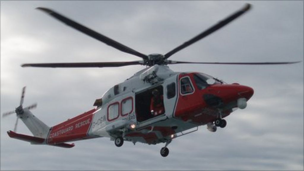 Coastguard helicopters grounded over tail rotor safety - BBC News