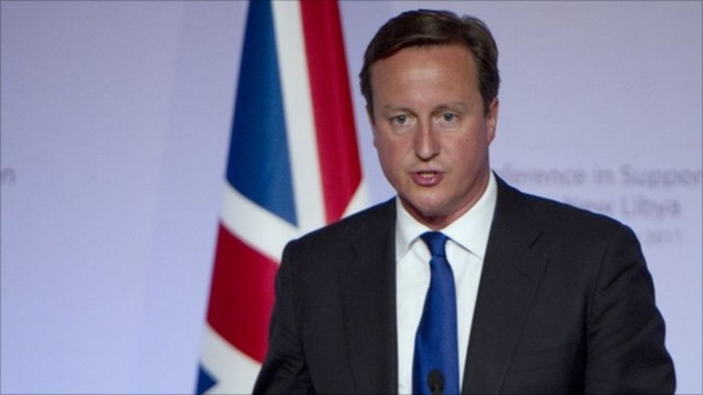 David Cameron defends UK Libya operations - BBC News
