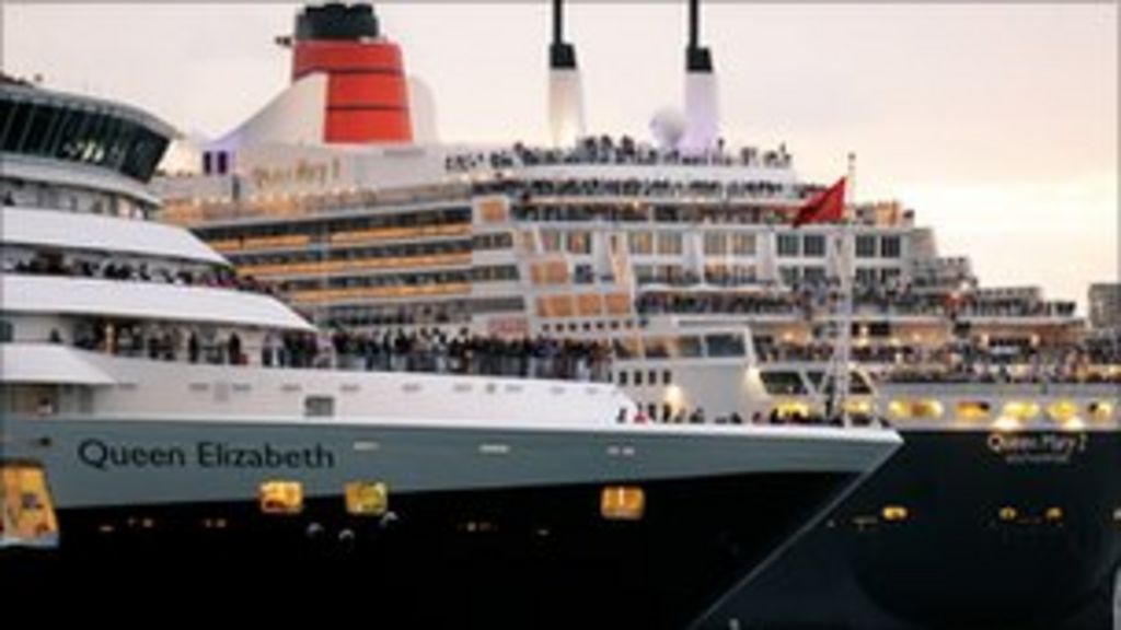 Cunard fleet plans Mersey visit for 2015 anniversary - BBC News