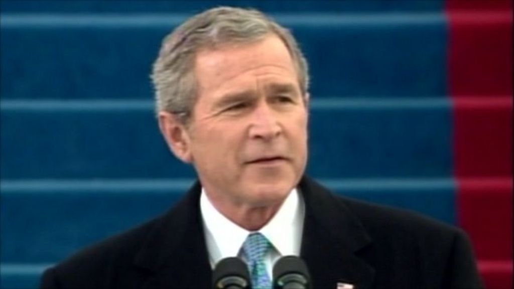 President Bush calls for end to tyranny - BBC News