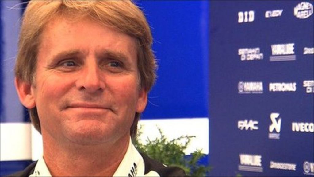 Wayne Rainey returns to Misano 18 years after accident - BBC Sport