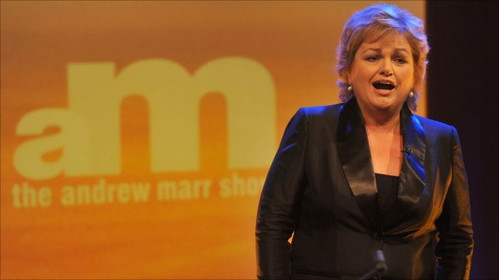Soprano Susan Bullock performs on Andrew Marr Show - BBC News