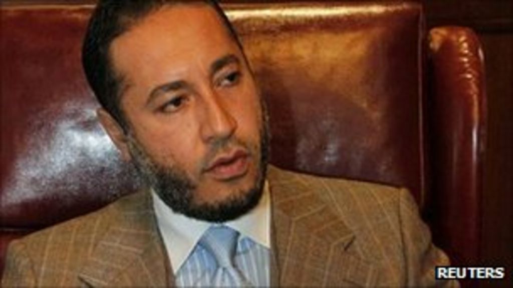 Libya's Saadi Gaddafi threatens to lead uprising - BBC News