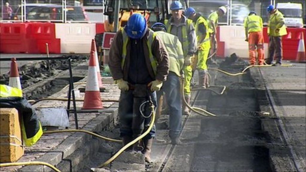 Repair work begins on tram lines - BBC News